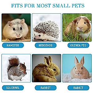 2 Pieces Guinea Pig Hideout Small Animal Corner Fleece Hideaway Cute Ferret Hammock and Sleeping Bed for Ferrets Chinchillas Small Pets (Grey with Blue, Grey with Green, Patternless)