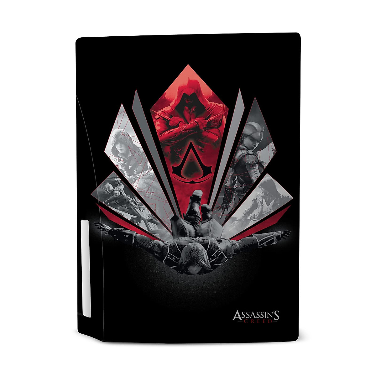 Head Case Designs Officially Licensed Assassin's Creed Leap Of Faith Graphics Vinyl Faceplate Sticker Gaming Skin Decal Cover Compatible With Sony PlayStation 5 PS5 Disc Edition Console