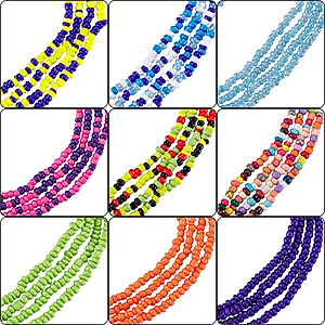 Hicarer 20 Pieces Waist Bead Jewelry Women Waist Chain Colorful Body Chain Beach Bikini Belly Chains Bohemia Body Jewelry Accessories