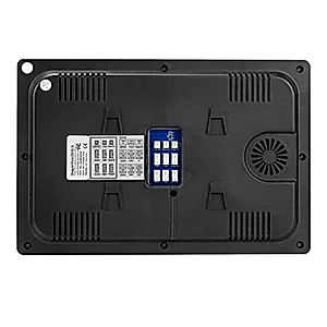 FBITE Wired Video Doorbell 10 Inch Video Door Phone with Record Motion Detection Remote Unlock Intercom Monitor