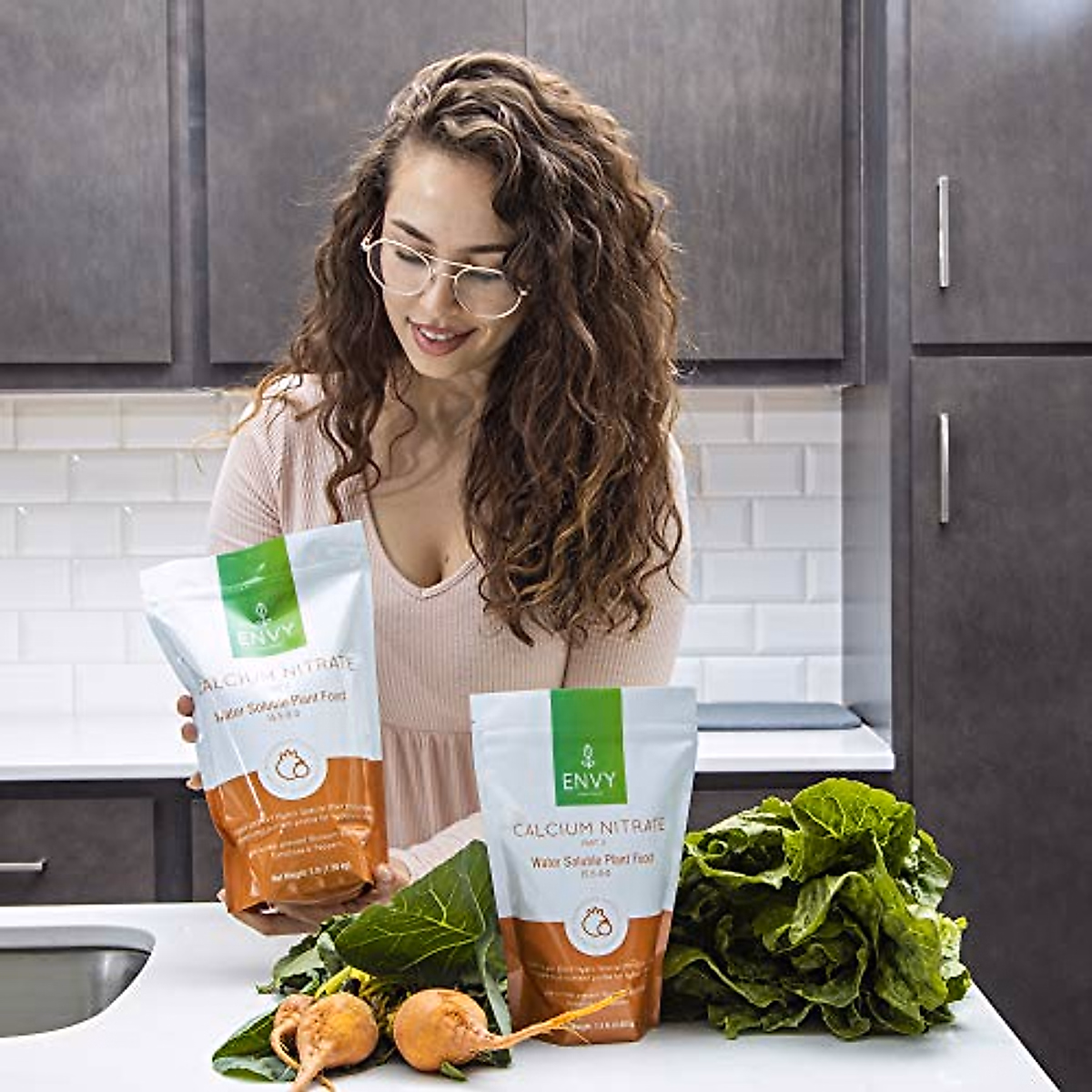 ENVY Solution Grade Calcium Nitrate (15.5-0-0) Prevents Blossom End-Rot from Calcium Deficiency in Tomatoes & Peppers (3.0 lb)