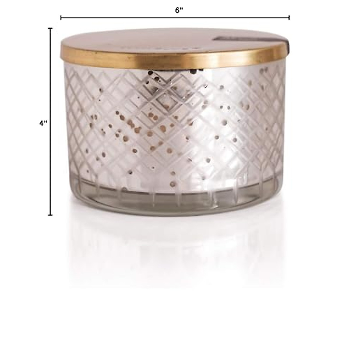 Capri Blue Mercury Blue Jean Scented Candle Bowl with Glass Candle Holder - Luxury Aromatherapy Candle - 15 Oz - Blue Jean - Luxury Aromatherapy Candle - Glass Candle with Soy Wax Blend