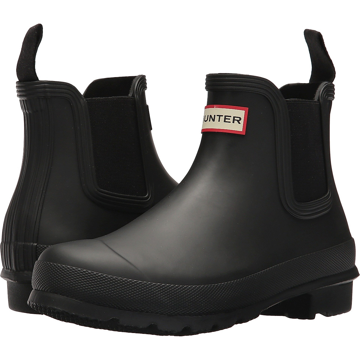 Hunter Womens Original Chelsea Black Rain Boot - 10