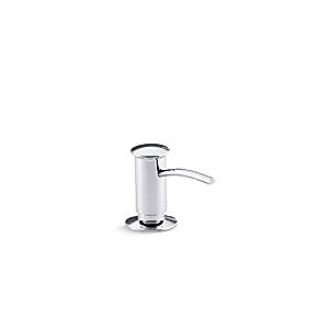 KOHLER 1895-C-CP Contemporary Lotion, Kitchen Sink Soap Dispenser, Polished Chrome