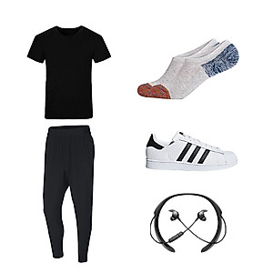 JOYNÉE Men's 6 Pack Casual Cushion Anti-Slid Cotton No Show Socks with Silicone,Grey,Sock Size:10-13