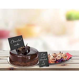 American Metalcraft TAGA6WT Chalk Card, Mini, Black, Small