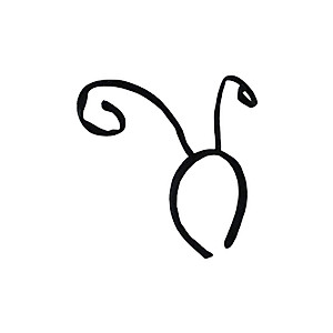 Nicky Bigs Novelties Black Velvet Bug Antenna Headband | Ladybug Bee Insect Hair Band Costume Accessory | Unisex Adult One Size Halloween Accessories