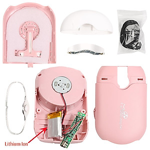 150ml/ 5.07 fl. oz Eyelash Extension Cleanser with Eyelash Fan Dryer, Lash Shampoo for Extension with Makeup Remover Pad Cleaning Brush, Paraben Sulfate Free Eyelash Shampoo for Salon Home Use