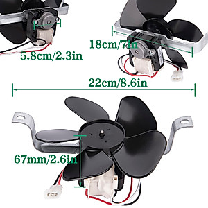 97012248 Range Hood Fan Motor Replacement for AP4527731,99080492,99080533,99080363,99080410,1172615,97005161,Compatible with Kenmore & Broan