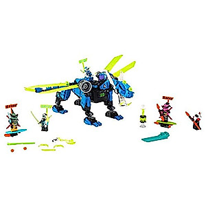 LEGO NINJAGO Jay’s Cyber Dragon 71711 Ninja Action Toy Building Kit (518 Pieces)