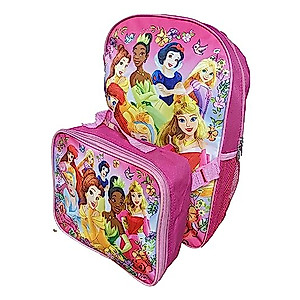 Disney Princess Backpack W/Detachable Lunch Box