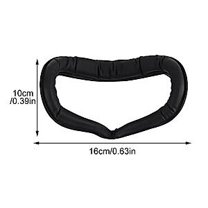 CALIDAKA VR Facial Interface Bracket & PU Leather Foam Face Pad Replacement Protective Lens Cover for Oculu s Quest 2 VR Headsets Sweat-Proof Comfortable