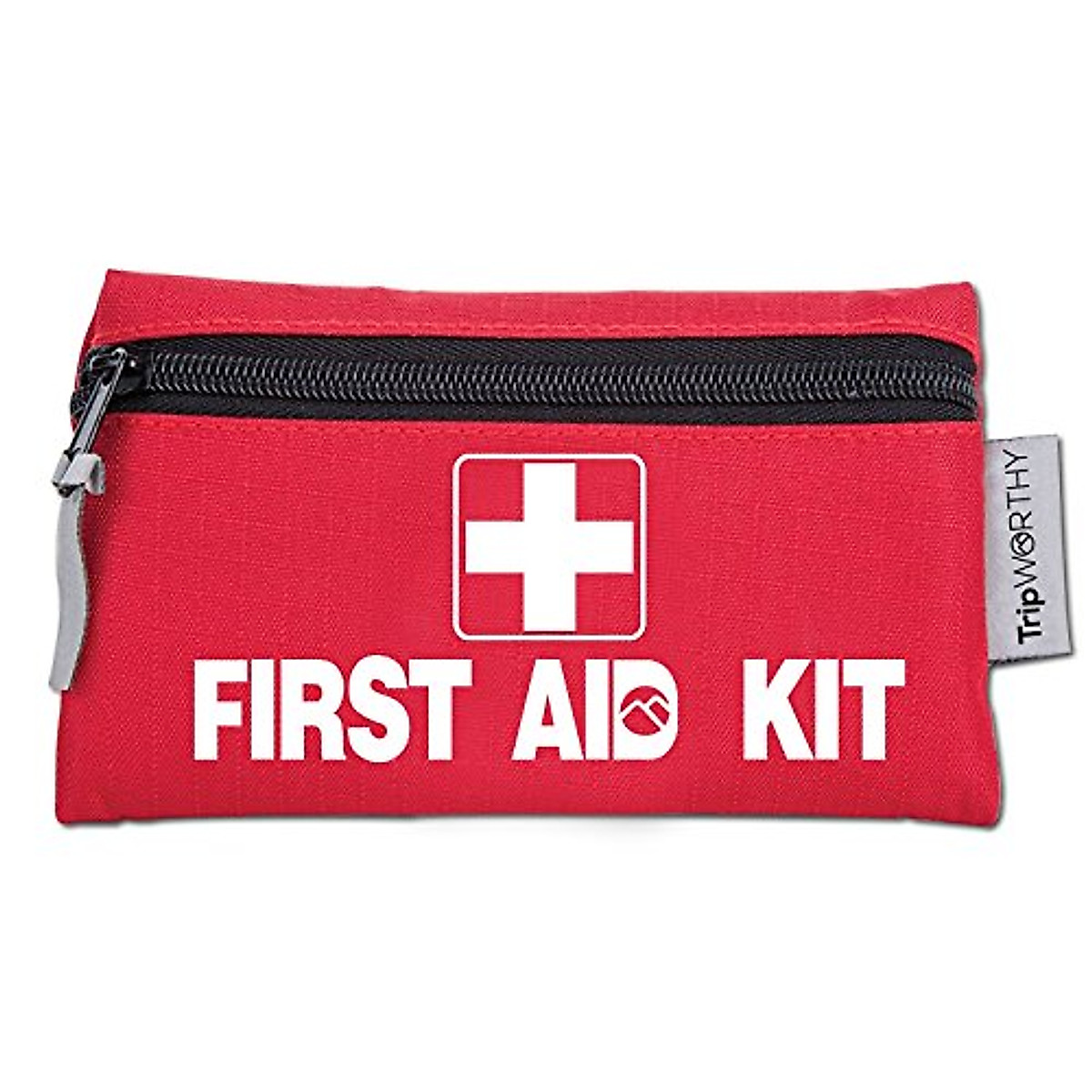 Travel Size First Aid Kit: 100 Piece Small First Aid Travel Bag Compact Lightweight & Portable Mini 1st Aid Box | Car Camping Backpacking Hiking School Office & Survival First Aid Supplies