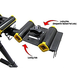 4-Bike Tow Hitch Rack Bicycle Rack Beach Cruiser Mountain Bike Rack (5/8" Hitch Lock Included)