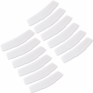 Hercicy 12 Pcs Tab Collar for Clergy Shirt White Priest Collar Tab Insert Shirt Collar, 5.51 x 1.26 x 1.97 Inches