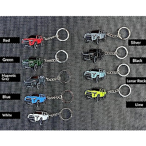 FOUR WHEEL BEAST 4Runner Accessories - Keychain 4 runner key chain key fob cover - 3rd 4th 5th gen mods car accessories trd 4 runner (Black)