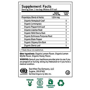 Yogi Tea, Honey Lemon Throat Comfort, 16 Count