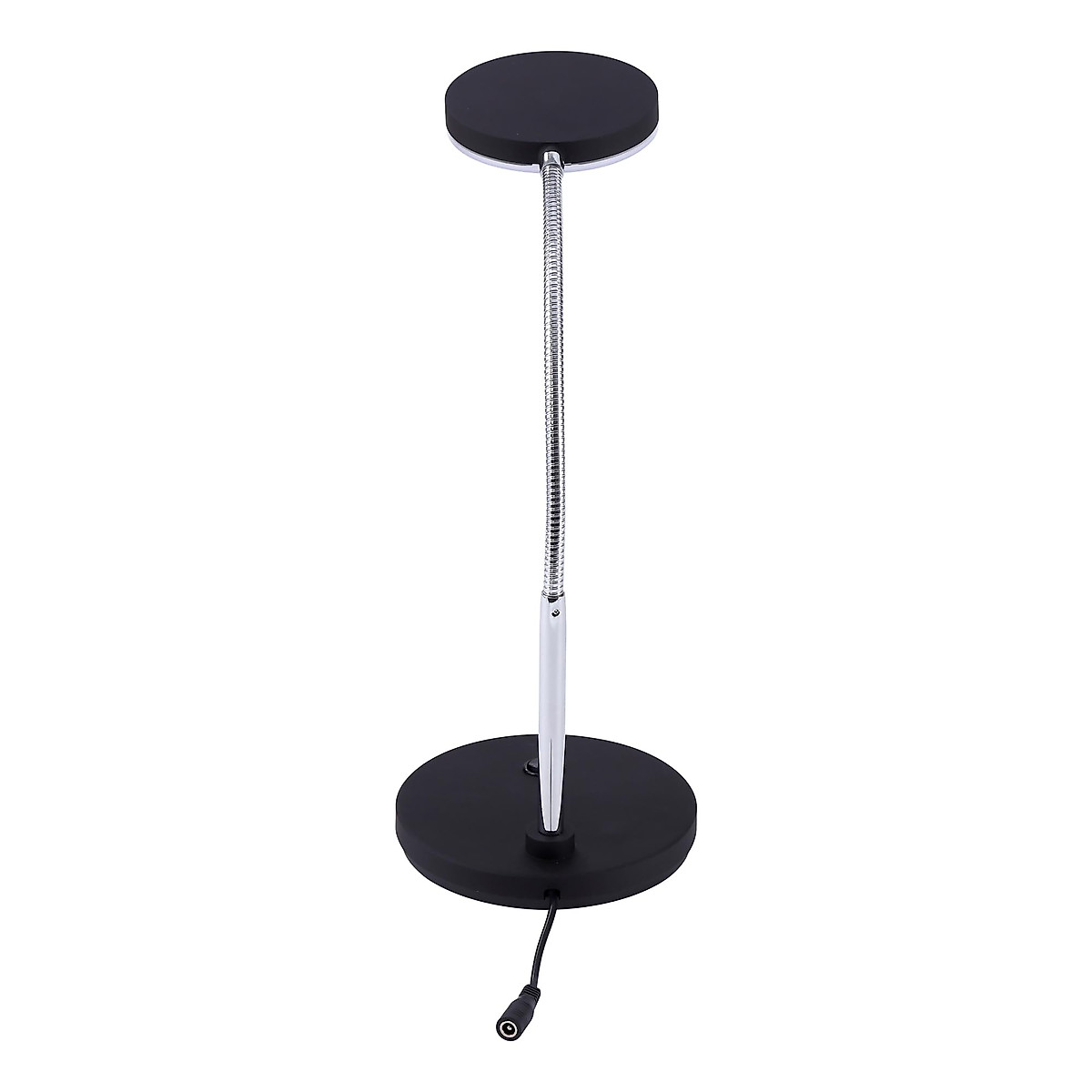 Bostitch Office LED Metal Gooseneck Desk Lamp, Flicker Free, Adjustable Head (VLED1800BK), Black