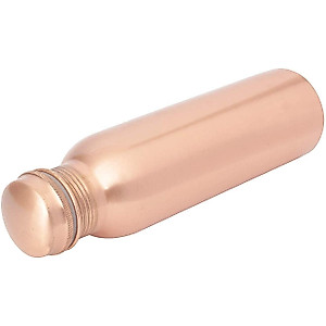 Moonovator Copper Water Bottle – 34 Oz, Large Vessel, Ayurvedic Copper Bottle, Leak Proof, Drinking Bottle | Copper Pitcher, Stay Hydrated and Enjoy Immediate Health Benefits (Plain)