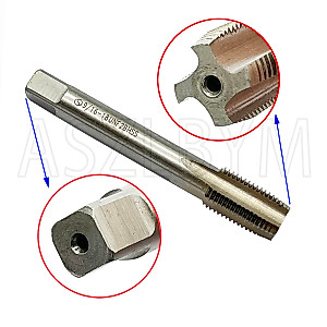 9/16-18 UNF Tap and Die Set 4 Flutes HSS Bottom Taper RIight Hand Thread Tap And Round Thread Die Set