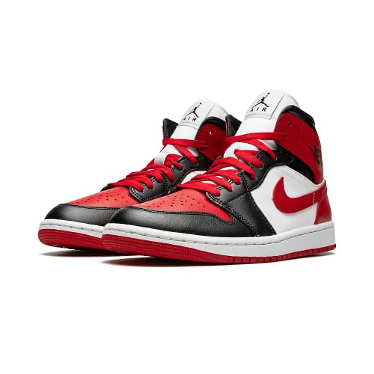 Jordan Womens Air 1 Mid BQ6472 079 Bred Toe - Size 6W