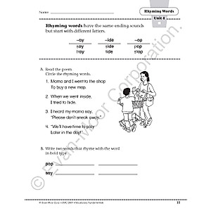 Vocabulary Fundamentals, Grade 1 Teacher Resource