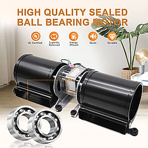 Adviace Fireplace Blower Fan Kit for Regency Wood & Gas Stove, 910-157/P Blower Kit for Regency Fireplace Inserts, Osburn, Nordica, Valley Comfort, Pacific, Rotom R7-RB167 846-515 Blower Replacement