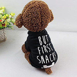 Small Puppies Clothes for Girls Pet Dog Clothing Polyester Staple Fiber Jersey Vest Puppy Costume for Small Dog Shirt Medium Sized Dog Pajamas