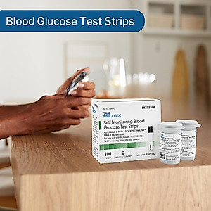 McKesson TRUE METRIX Self-Monitoring Blood Glucose Test Strips - Supplies for Diabetes Self Monitor Systems, 100 Strips, 4 Packs, 400 Total