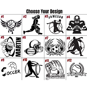 Polar Camel Customized Soccer Tumbler 30oz with Straw, Personalized Insulated Coach Tumbler Engraved in USA - Basketball, Soccer Coach Gift (Coral)