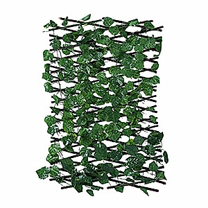 Expandable Fence Privacy Screen for Balcony Patio Outdoor,Decorative Faux Ivy Fencing Panel,Artificial Hedges