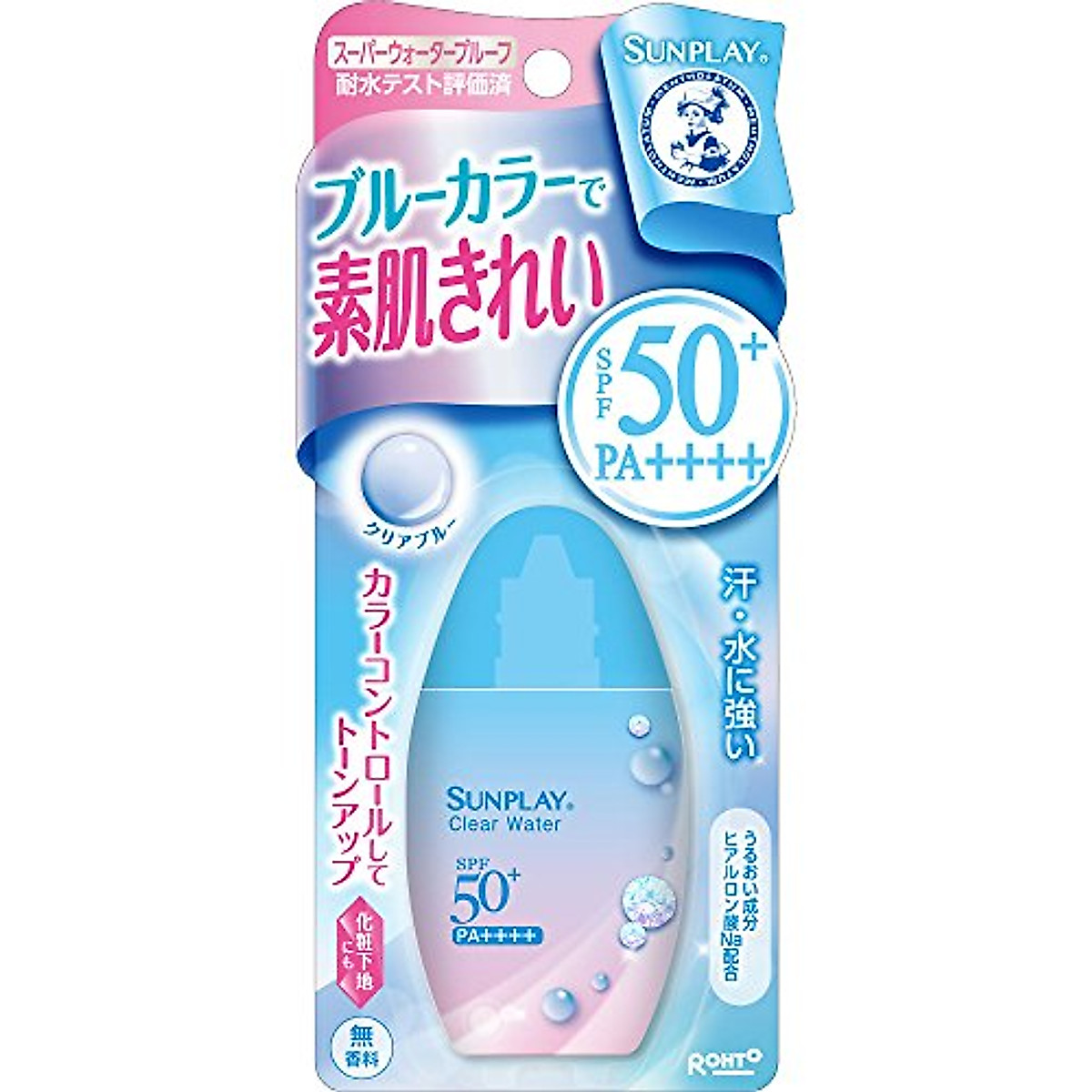 Mentholatum Sunplay Clear Water Sunscreen with Color Control SPF50+ 30g