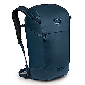 Osprey Transporter Small Zip Top Laptop Backpack, Venturi Blue, One Size