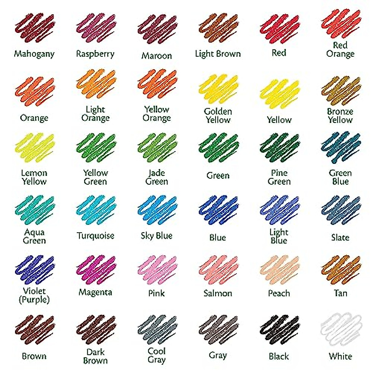 Crayola Colored Pencils (36ct), Kids Pencil Set, Back to School Supplies, Assorted Colors, Great for Classrooms, Nontoxic, Ages 3+