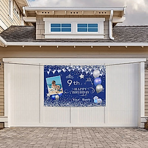 Custom Happy Birthday Banner Personalized Birthday Banner Sign With Photo/Name For Women Men Kid Birthday Party Indoor Outdoor Decorations Supplies 47x71inchs