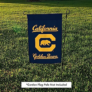 University of California Berkeley Garden Flag Golden Bears Cal UC Banner 100% Polyester (Design H)