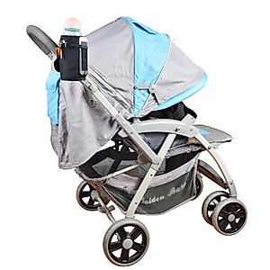 Cup Holder,Stroller Bottle Holders,Insulated,Thermal,Waterproof Anti-Slip Cup Drink Holder for Universal Stroller,Bike,Yeti,Huffy,Mountain,Pushchair,Wheelchair