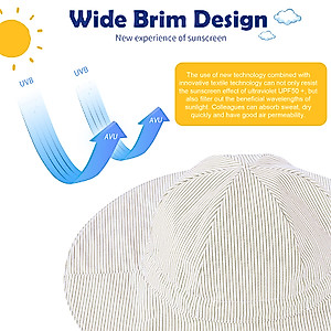 Zando Baby Girl Sun Hat Infant Wide Brim Hats Baby Boy Beach Hat UPF 50+ Toddler Caps for Boys Girls Baby Bucket Hat Beige 6-12 Months