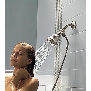 Corla Modern 3.5” Escutcheon Plate Extra Large | Shower Arm Flange Universal Replacement Cover Round 3 1/2 Inch (Brushed Nickel)