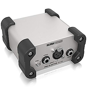 Klark Teknik PRO DI ACTIVE DI 10A Active DI Box with Midas Transformer, Extended Dynamic Range and Phantom/Battery Operation