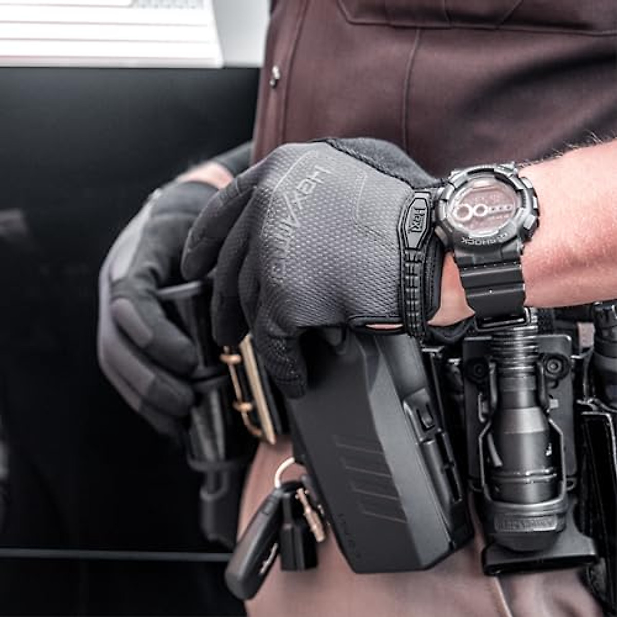 HexArmor Abrasion-Resistant Touchscreen Tactical Gloves | HexBlue™ 2132STL | Medium