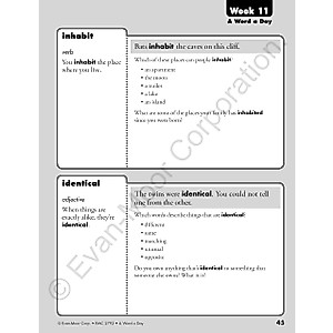 A Word a Day, Grade 2 Teacher Edition