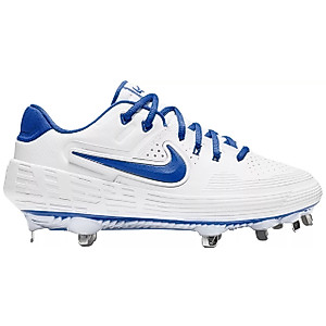 Nike Women's Zoom Hyperdiamond 3 Elite CS Softball Cleat (10, White/Game Royal-White)