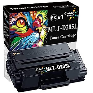 (1-Pack, Black) ColorPrint Compatible MLT-D205L Toner Cartridge Replacement for Samsung D205L MLTD205L 205L Work with ML-3312ND ML-3712ND ML-3712DW SCX-4835FR SCX-5639FR SCX-5739FW Printer