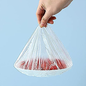 100pcs Plastic Wrap for Food, Elastic Stretch Adjustable Bowl Lids Bags, Plastic Sealing Bags Food Cover, Universal Kitchen Wrap Seal Fresh Keeping Caps