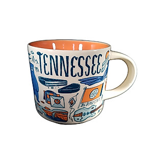 Starbucks Tennessee Coffee Mug Been There Series Across the Globe Collection,14 ounces