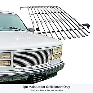APS G85012A Polished Aluminum Billet Grille Replacement for select GMC C1500 Models