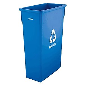 Winco PTC-23L Blue Recycling Container