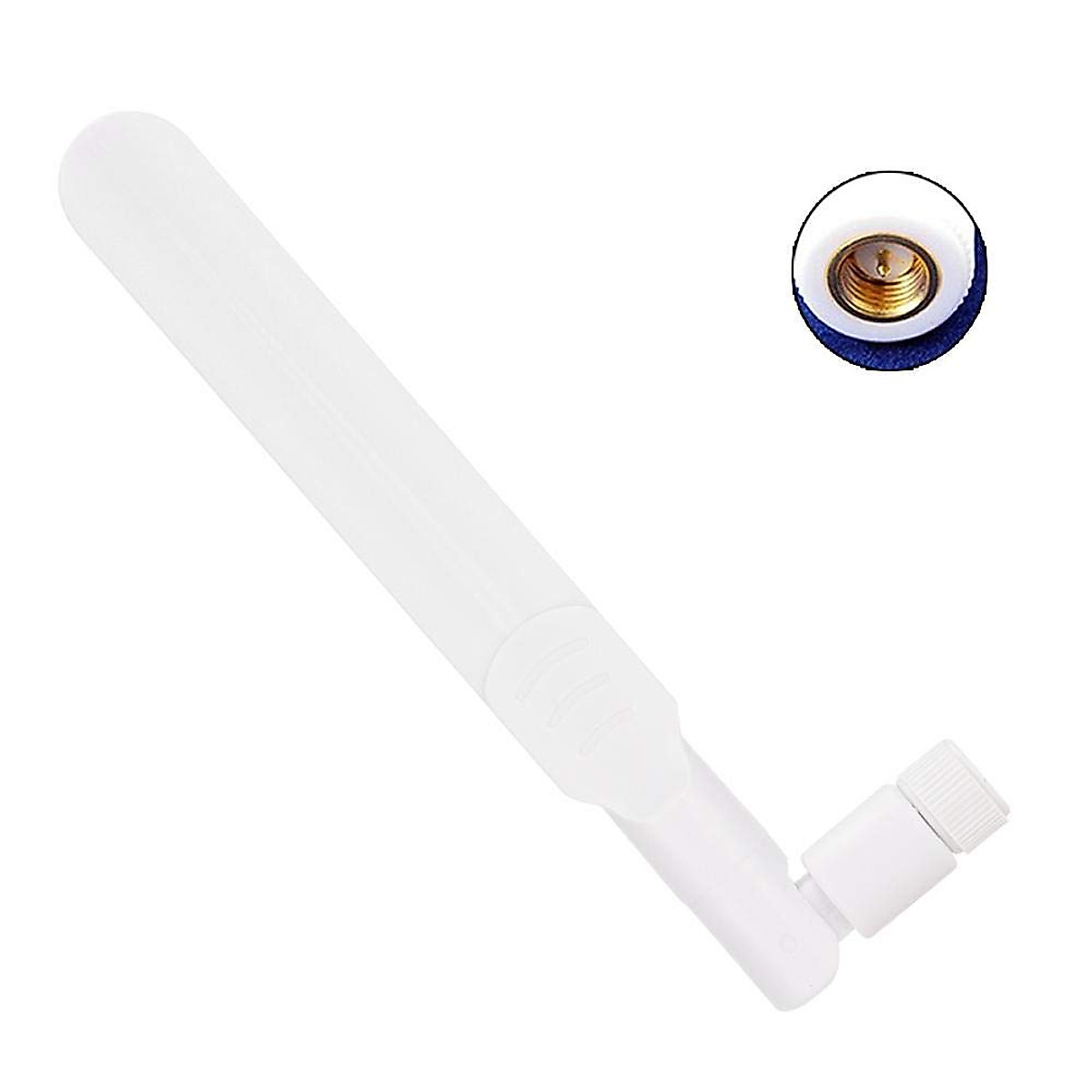 Network Card Antenna Omnidirectional 2.4G/5G/5.8G 8dbi Dual Band Antenna SMA, for Router(White)