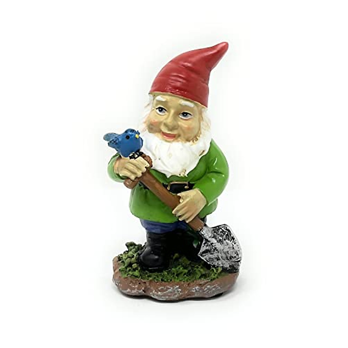 Nature's Mark 4 Gardener Gnomes Set Resin Statue Figurine Home Decorative Accent Statue Décor (4" H)